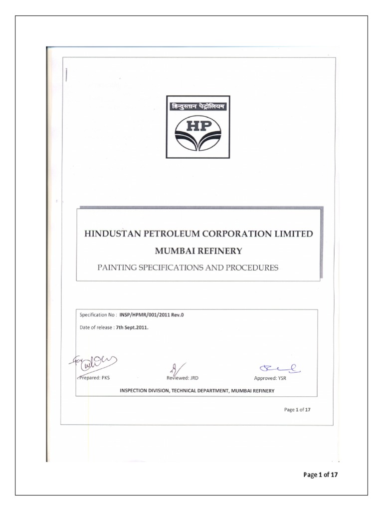Painting Specification.pdf | Epoxy | Paint