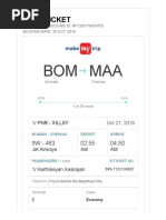 Sample Makemytrip Flight Ticket | PDF | Mobile App | Identity Document