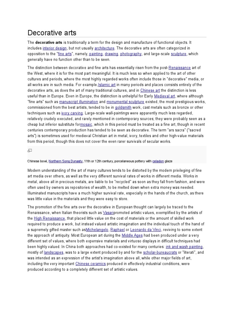 Decorative Arts | PDF | Decorative Arts | Aesthetics
