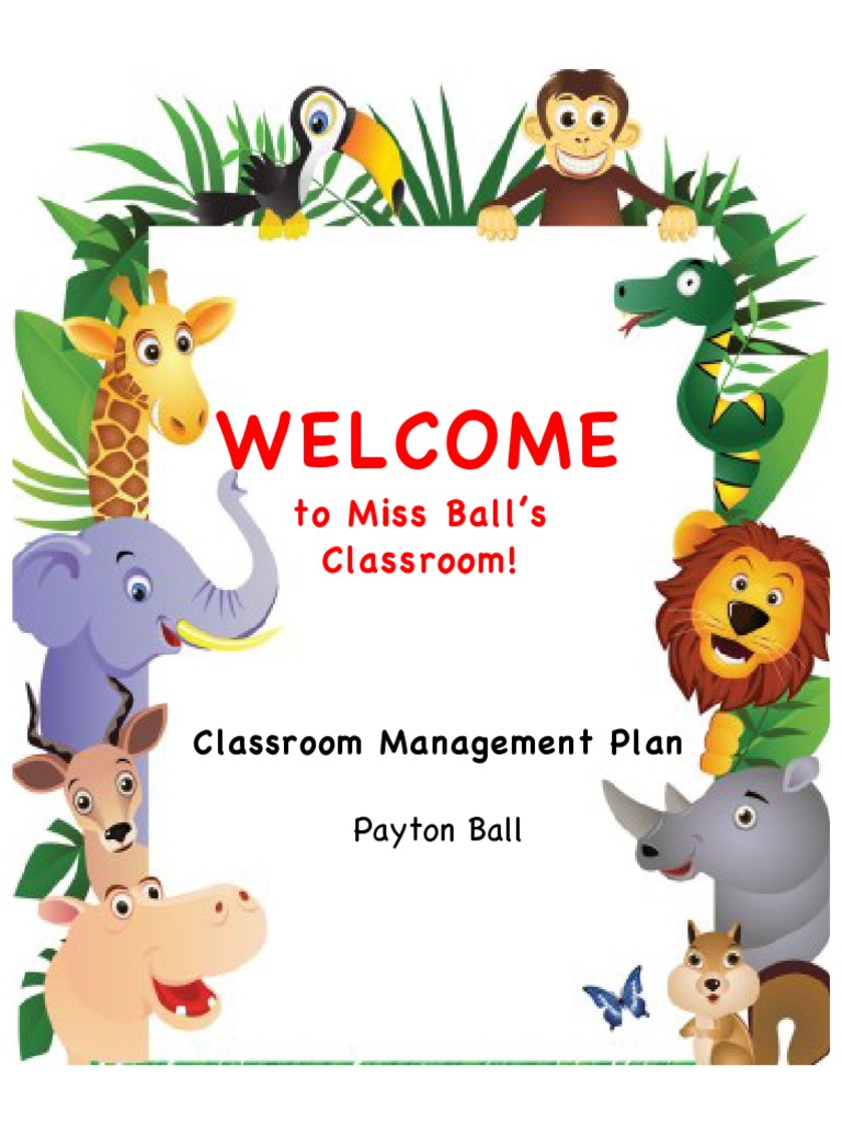 Welcome: To Miss Ball's Classroom! | PDF | Special Education ...