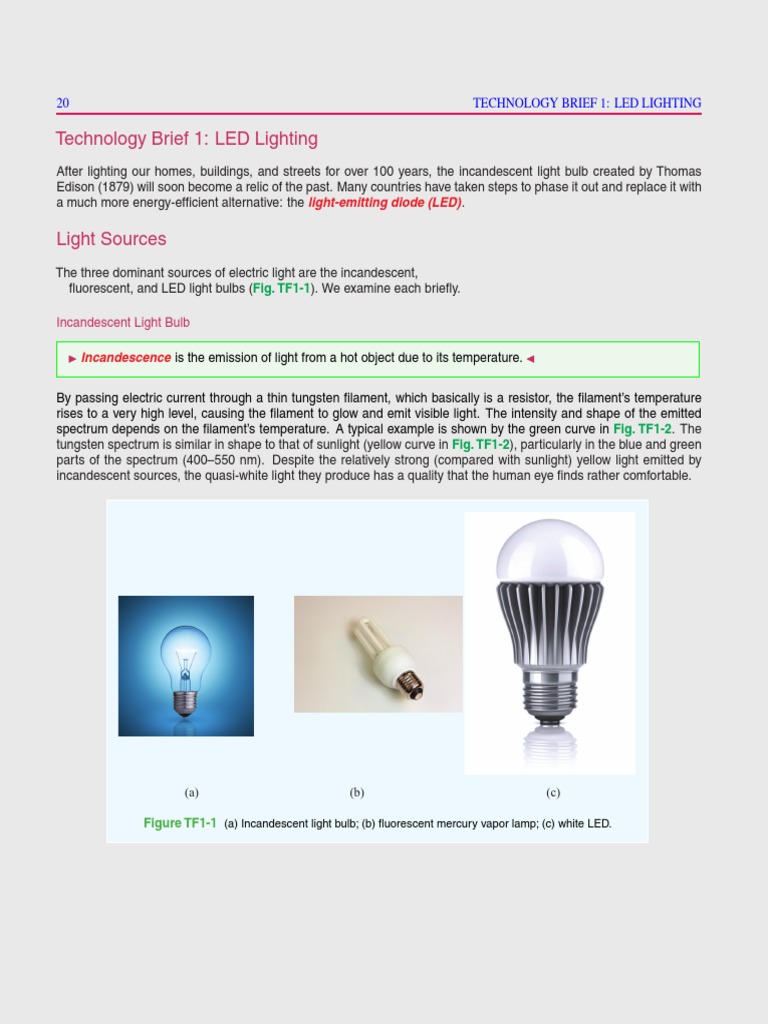 LED Lighting | PDF | Light Emitting Diode | Incandescent Light Bulb