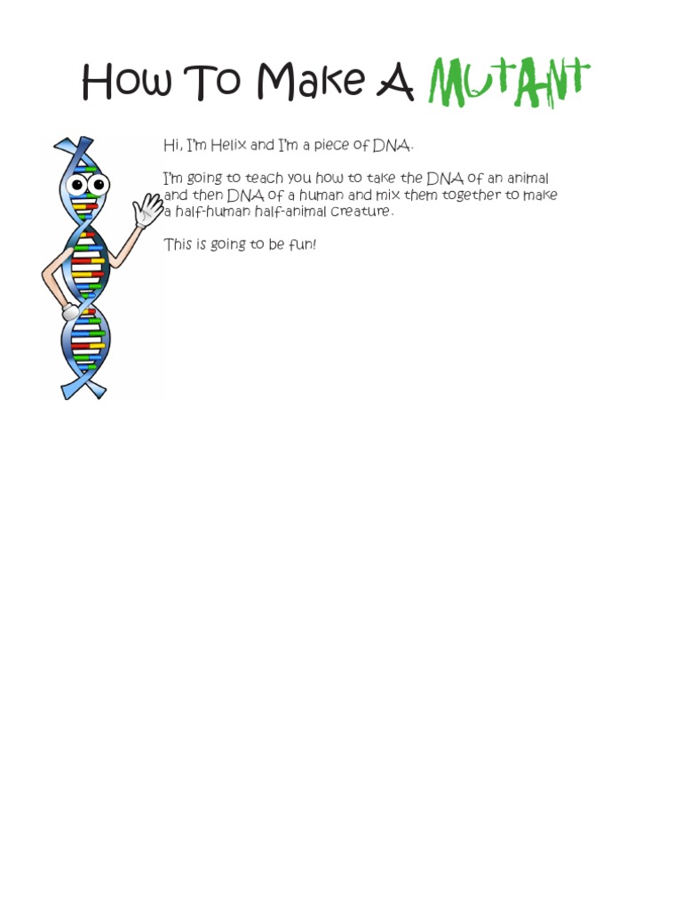 How To Make A: Mutant | PDF