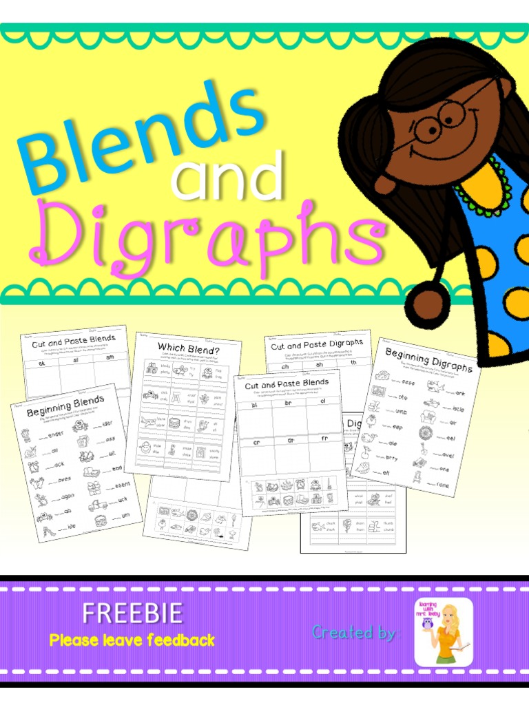 Blends and Digraphs Freebie | PDF | Language Arts & Discipline