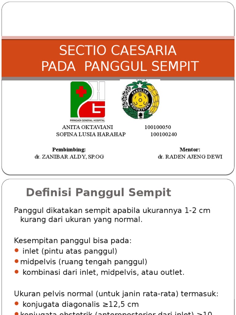 Definisi Panggul Sempit | PDF