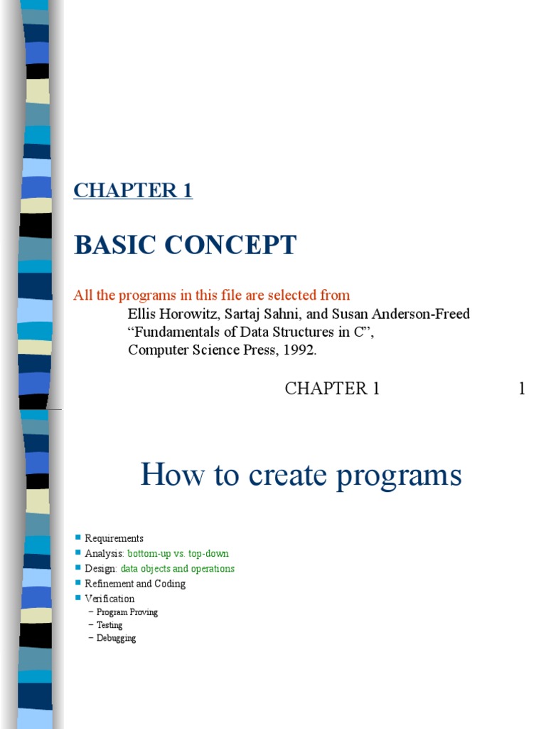 Basic Concept: All The Programs in This File Are Selected From | PDF