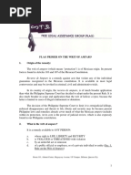 Certificate to File action from the Barangay sample