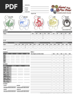 Harry Potter Character Sheet | PDF | Leisure