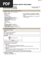 Nalco All MSDS | PDF | Dangerous Goods | Resource Conservation And ...