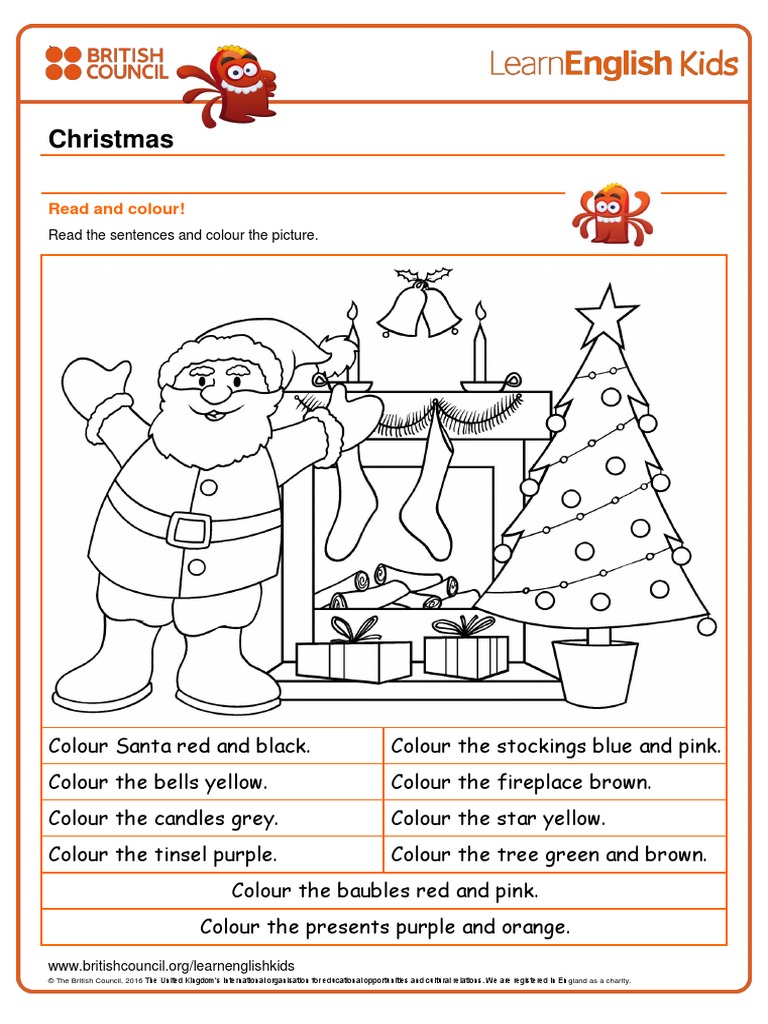 Colouring Pages Christmas PDF | PDF | Cooking, Food & Wine | Home & Garden