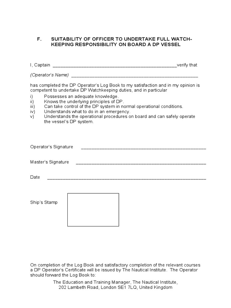 Section F Form PDF | PDF