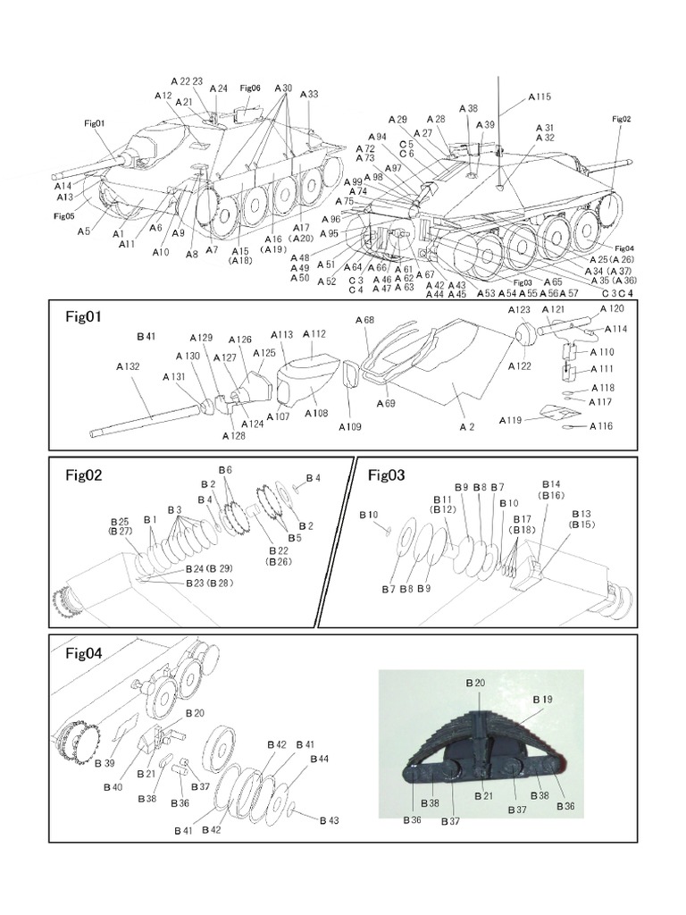 Hetzer Manual - paper model tank manual