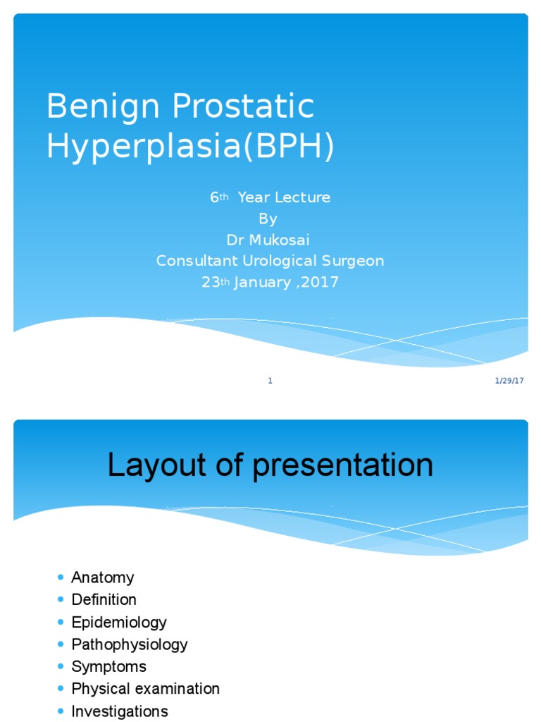 Benign Prostatic Hyperplasia (BPH) | PDF