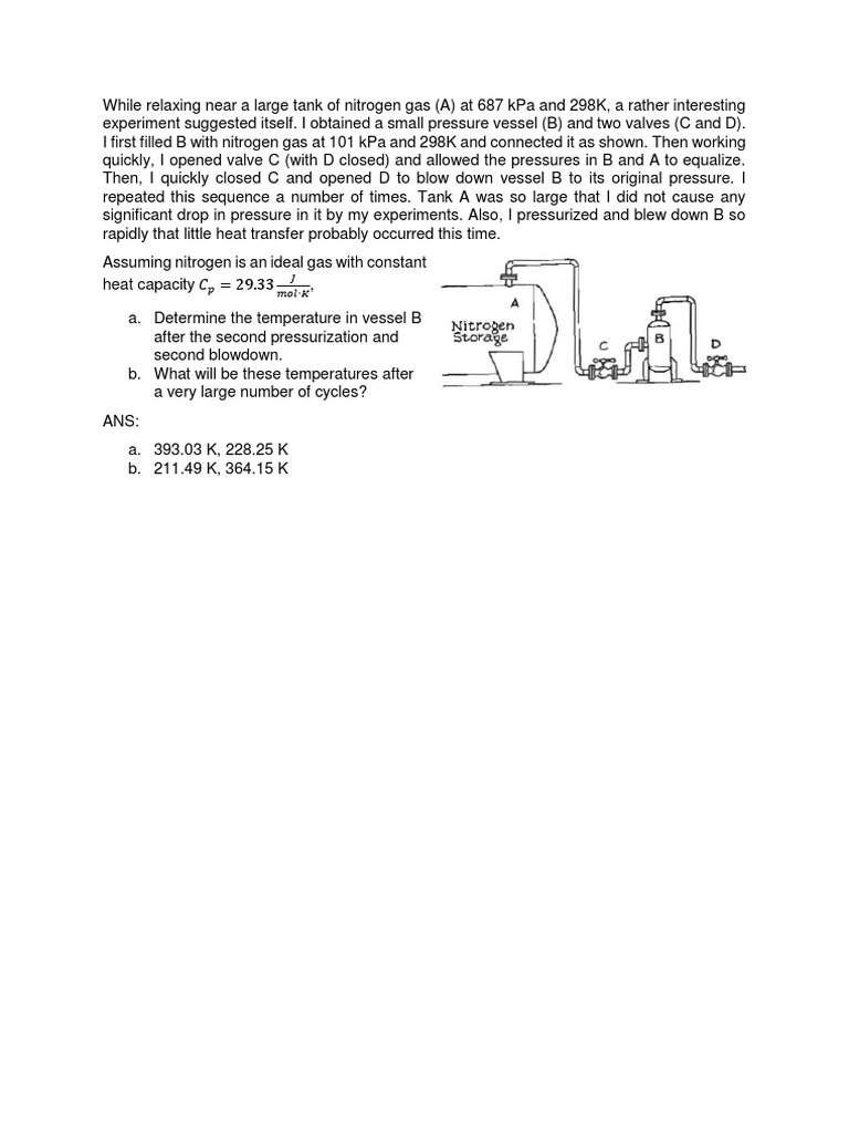 Sample LE1 Problem | PDF | Gases | Pressure