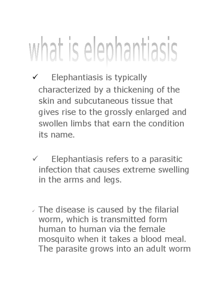 BIOLOGY PROJECTS CLASS 12 CBSE INVESTIGTORY Elephantiasis Causes Cures ...
