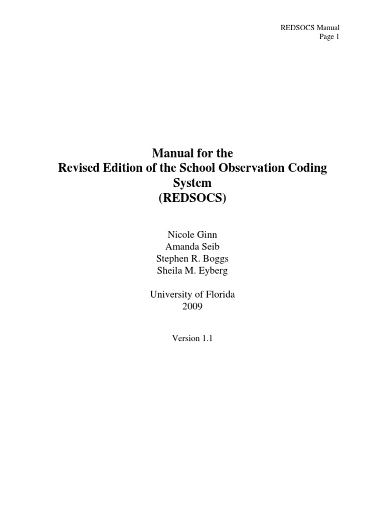 Red Socs | PDF | Validity (Statistics) | Attention Deficit ...