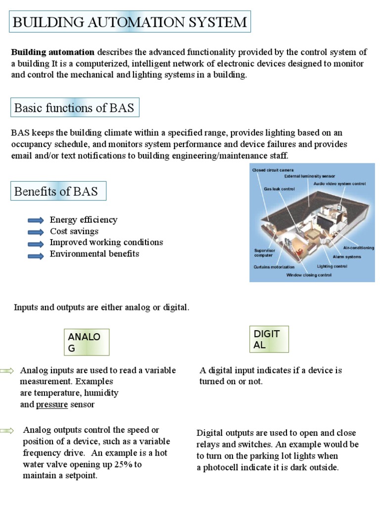 BAS | PDF | Building Automation | Control Engineering