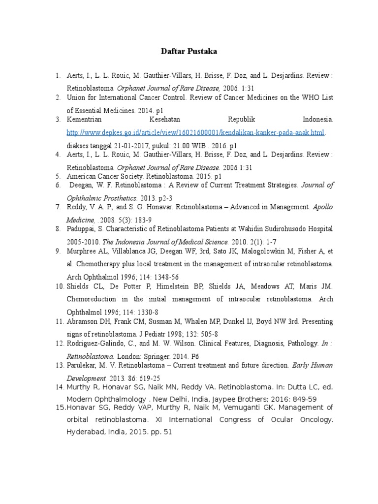 Daftar Pustaka Lapkas Mata | PDF