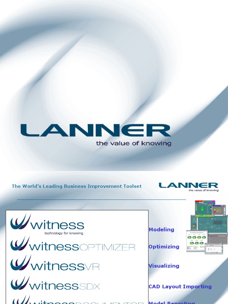 Witness | PDF | Simulation | Warehouse