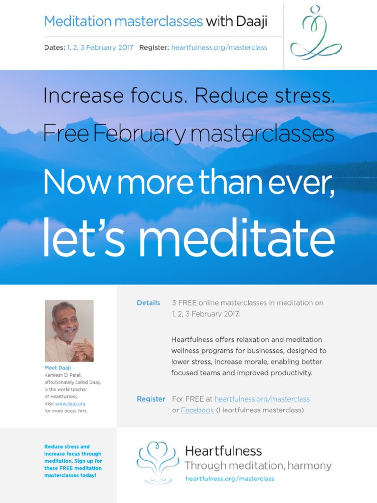 Free Meditation for Workplace Wellness | PDF