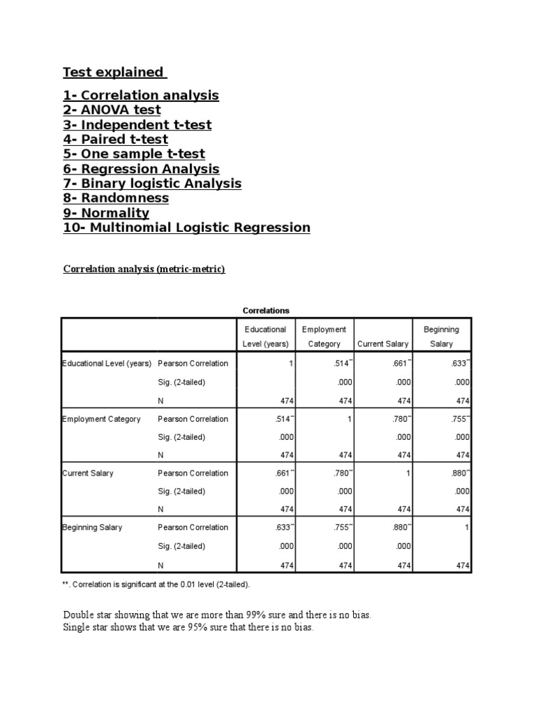 QTA Interpretation | PDF | Logistic Regression | Coefficient Of ...