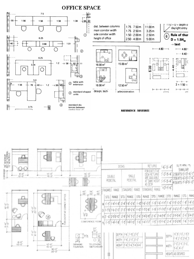 Office Space: Reference: Neuferts | PDF