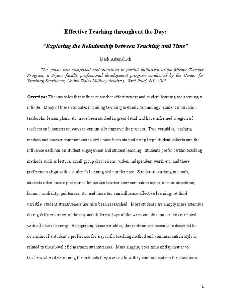 RRL 1 | Learning Styles | Teaching Method