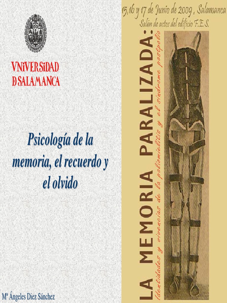 Psicologia De La Memoria Y El Recuerdo Pdf Pdf