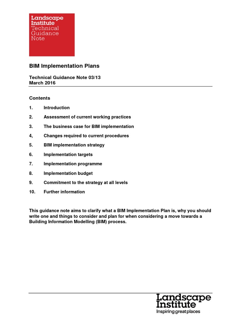 BIM Implementation Plan Overview | PDF | Building Information Modeling ...