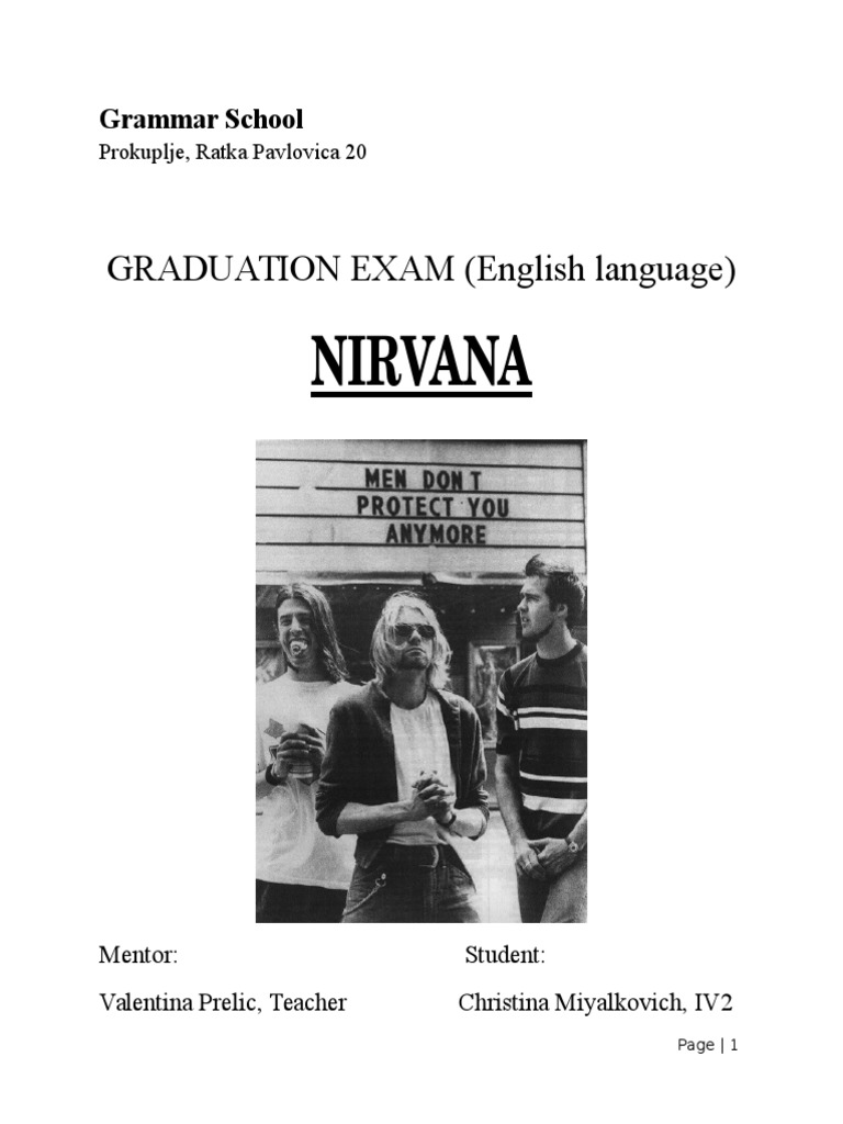 Nirvana | PDF | Nirvana (Band) | Kurt Cobain
