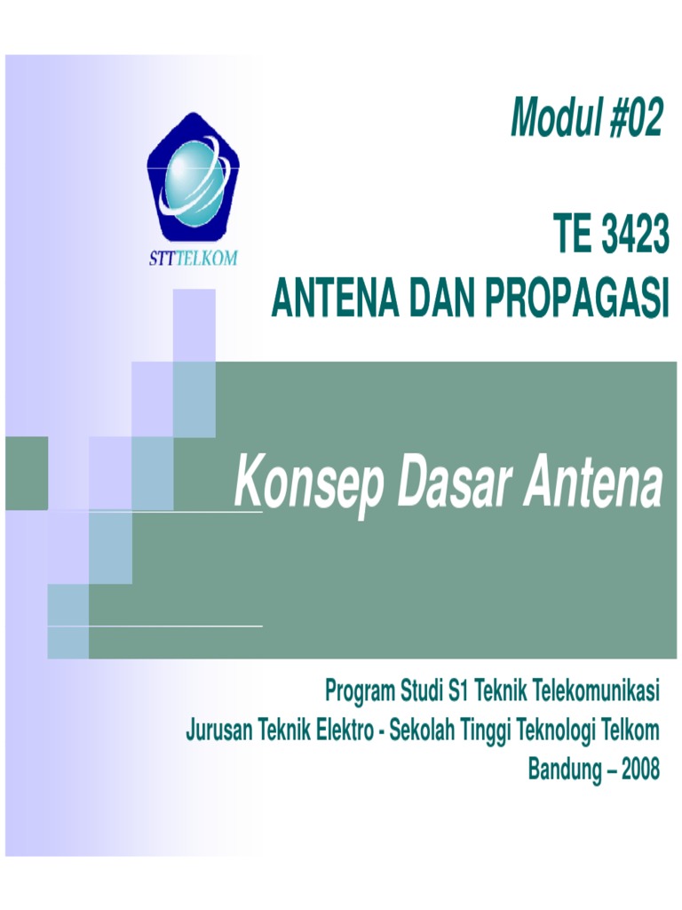 TE3423 2 Konsep Dasar Antena | PDF