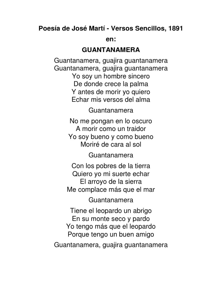 Poesía de José Martí | PDF