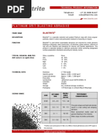 Blastrite Platinum Grit Technical Data Sheetv2022 | PDF