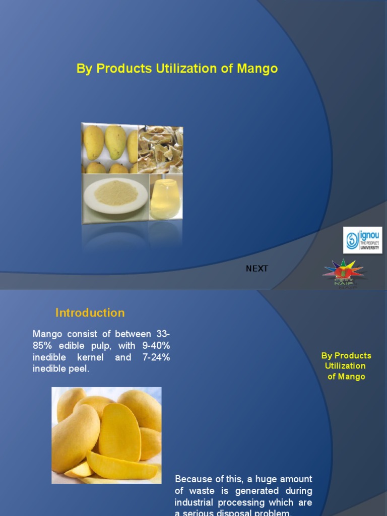 By Products Utilization of Mango 0 | Filtration | Waste