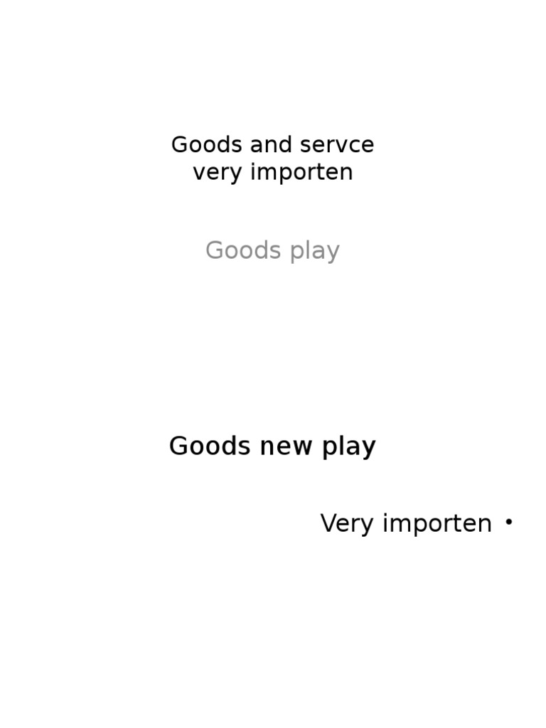 The Importance of Goods and Their Role in Society: A Brief Exploration ...