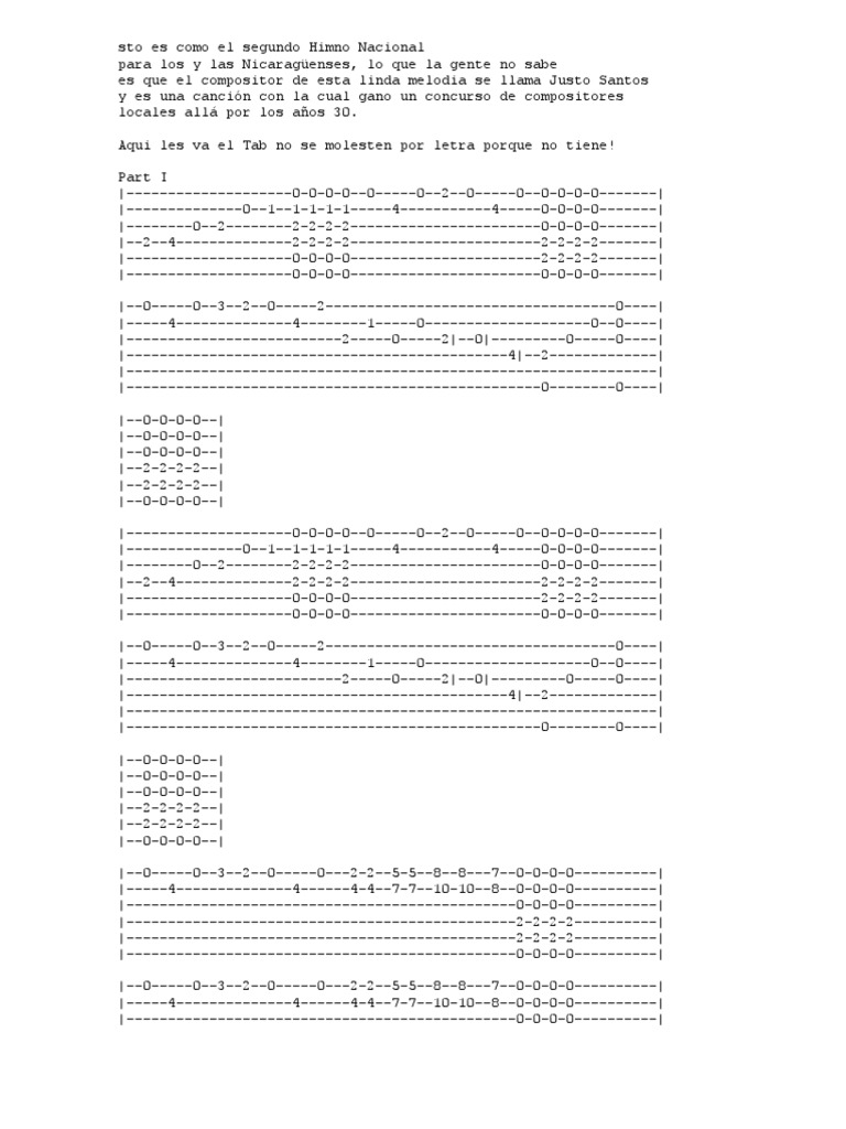 Tablatura La Mora Limpia | PDF | Arte