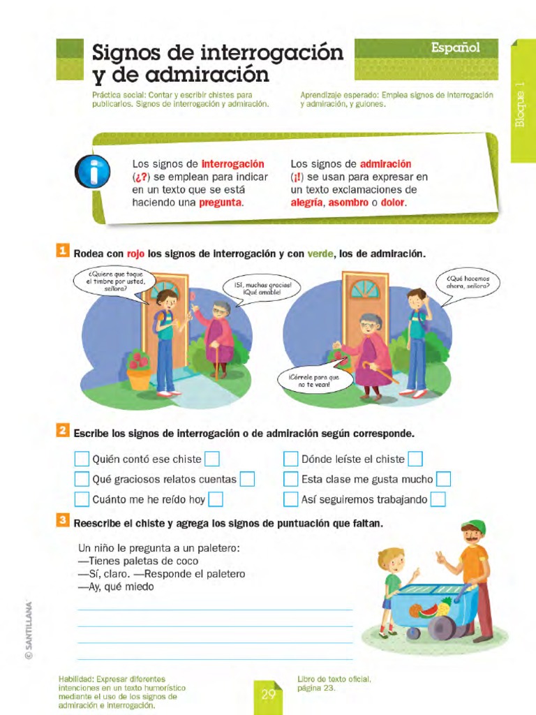 Signos de Interrogación y Admiración | PDF