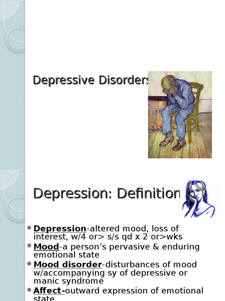Psychiatric Nursing Notes: Depressive Disorders | PDF | Major ...