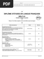 DELF A1 Sample Paper With Answer Key 2 | PDF