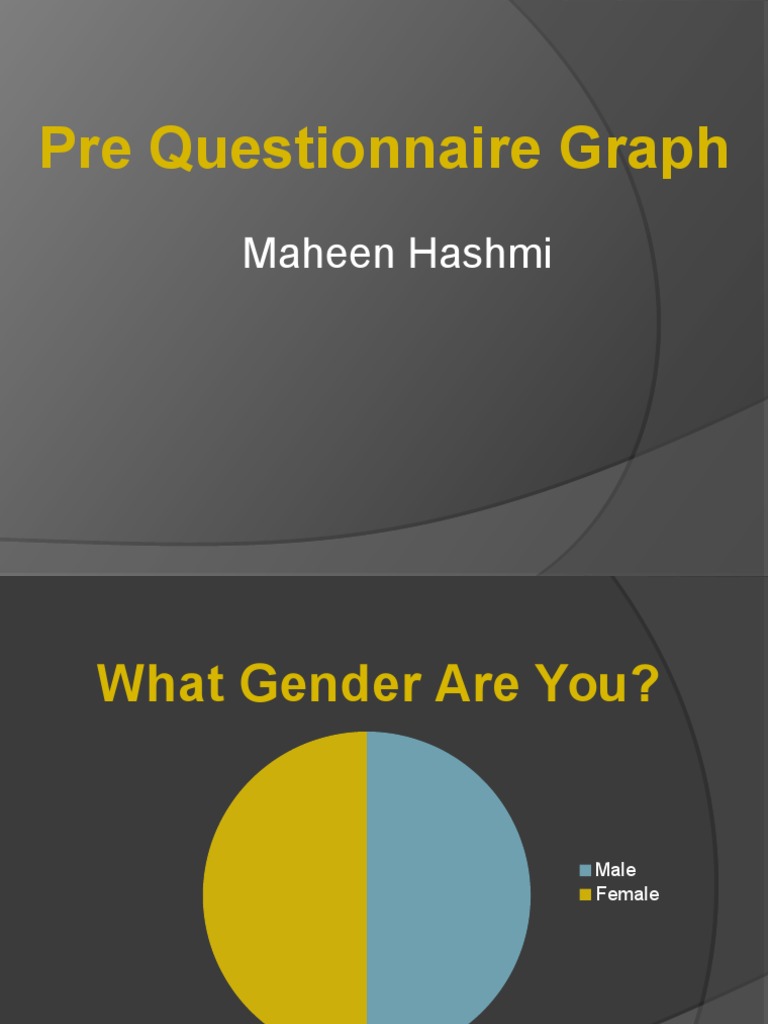 Pre Questionaire Gragh | PDF