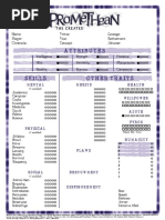 Vampire The Requiem 2nd Edition - Interactive Character Sheet | PDF ...