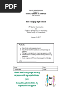 Pagbasa at Pagsusuri Exam 1 | PDF