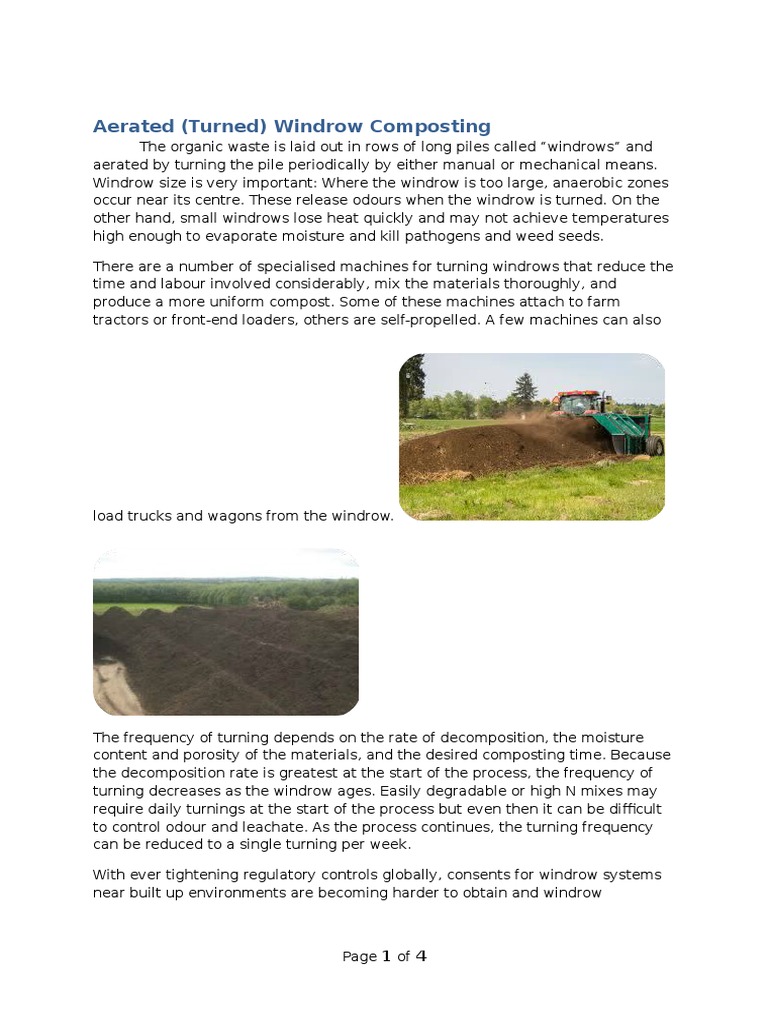 Aerobic Composting Pdf Compost Deep Foundation