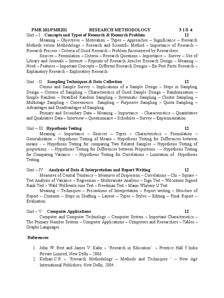 Research Methodology Guide | PDF | Sampling (Statistics) | Statistical ...