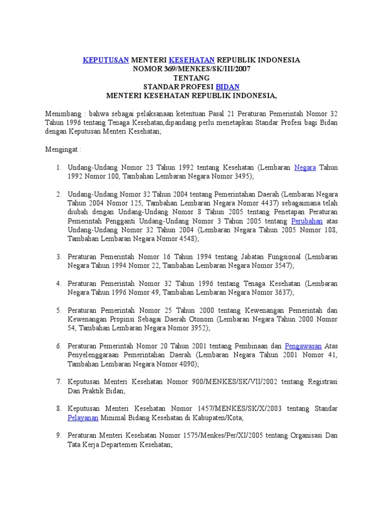 Kps 8 Standar Bidan | PDF