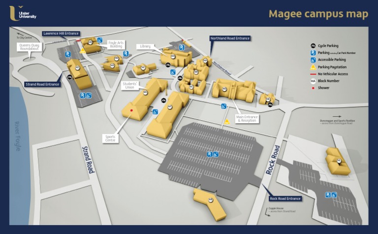 Magee Campus Map