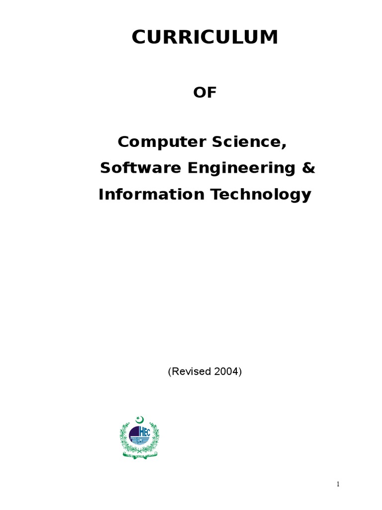 HEC MS Computer Science Curriculum | Download Free PDF | Databases ...