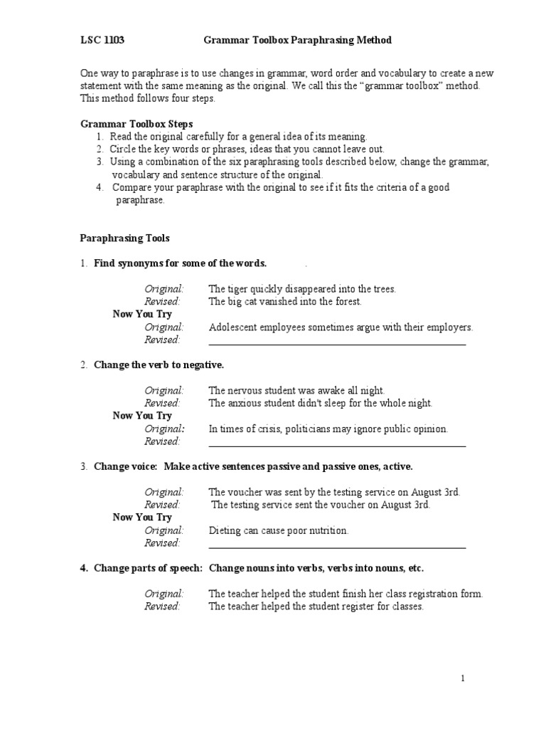 Grammar Toolbox | PDF | Phrase | Verb