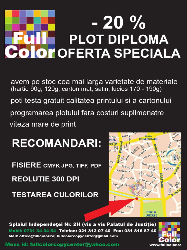 Plot Diploma Oferta Speciala: Recomandari | PDF