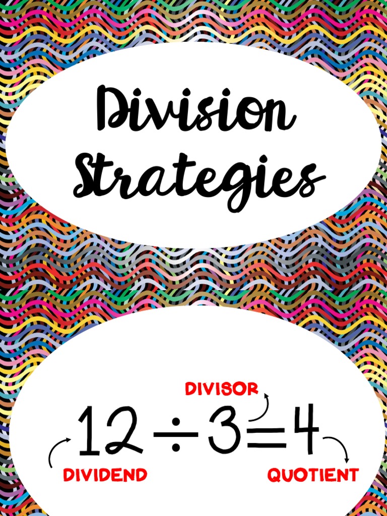 Division Strategies Posters | PDF
