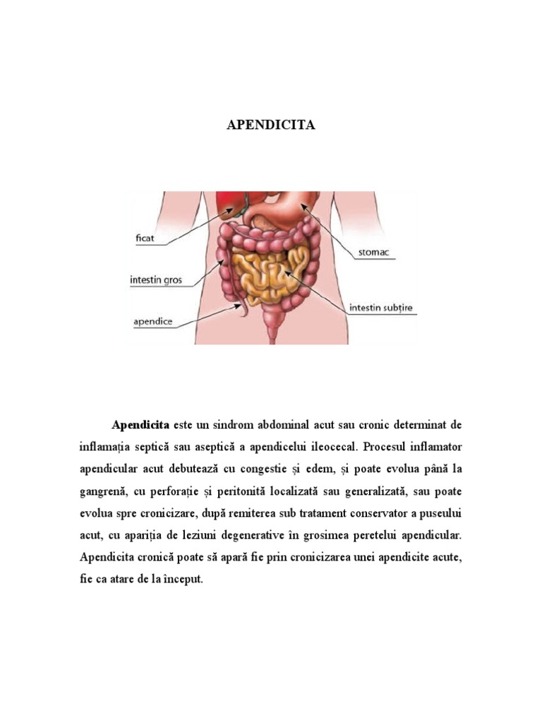 APENDICITA | PDF